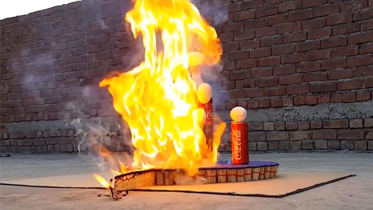 Science Experiment Tests How Much Pressure Coke Can Withstand - YouTube