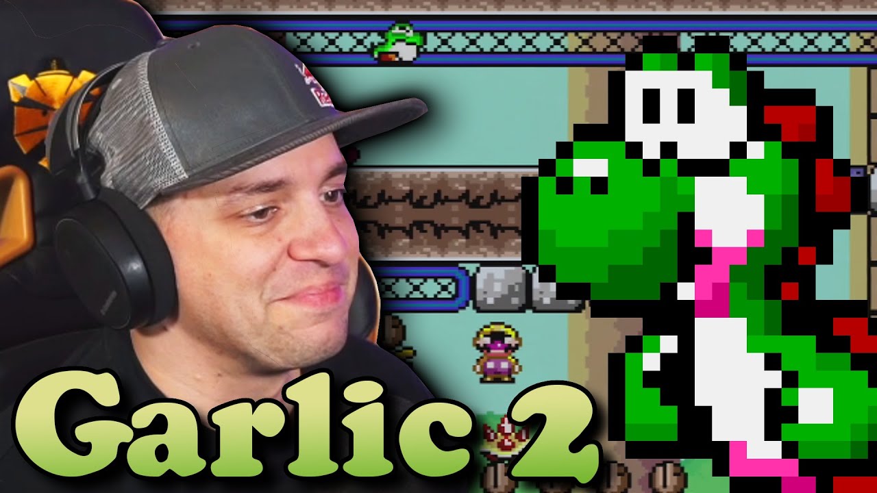 Yoshi goes to Disney | Super Mario World Rom Hack Garlic PART 2 - YouTube