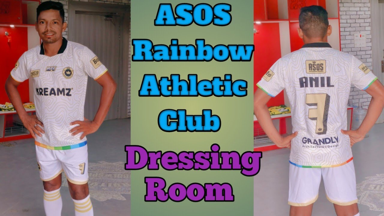 ASOS RAINBOW ATHLETIC CLUB DRESSING ROOM - YouTube