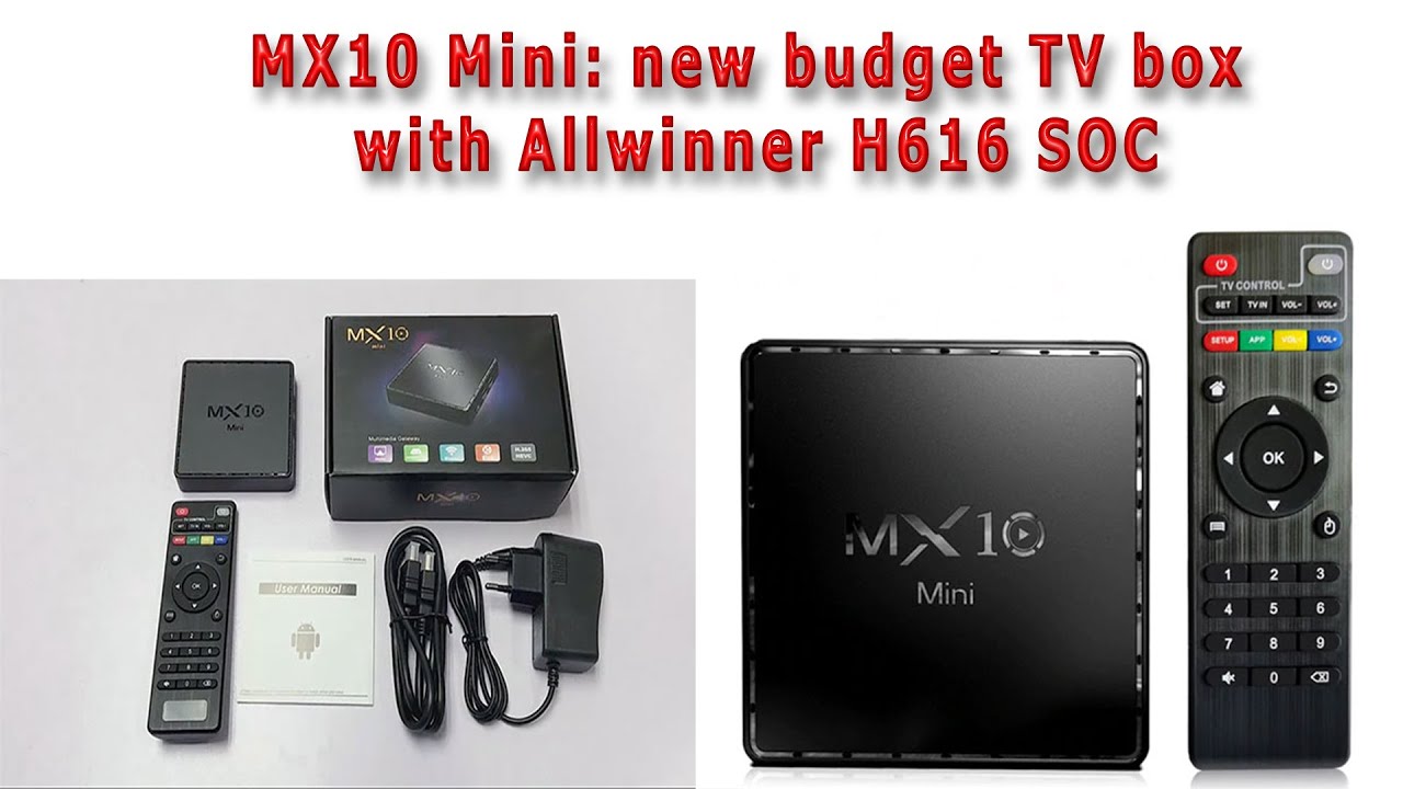 MX10 Mini: new budget TV box with Allwinner H616 SOC - YouTube