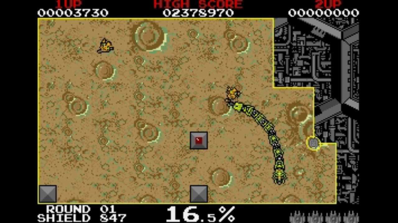 Volfied arcade gameplay (Taito/1991) - YouTube