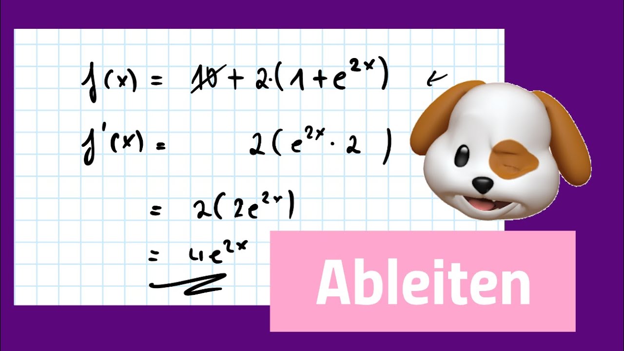 e-Funktion in Klammer ableiten | GANZ EINFACH! - YouTube