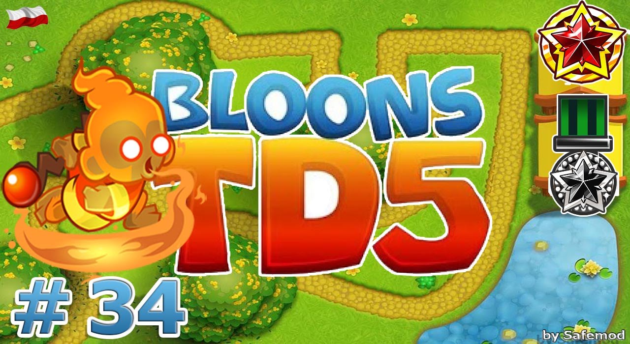 Bloons TD5 PL - #34 - Teraz lecimy ostro na prawo ! - YouTube