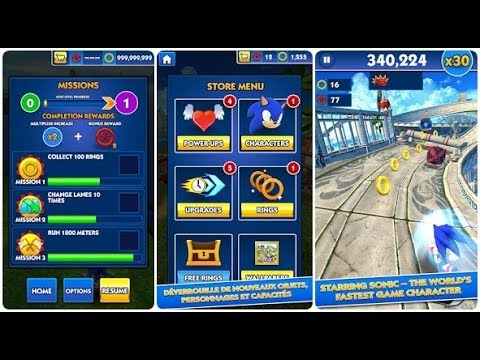 Sonic Dash Mod Apk Unlimited Coins | Unlocked Characters | Unlimited ...