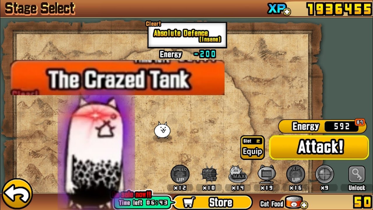 The Crazed Tank||the battle cats - YouTube