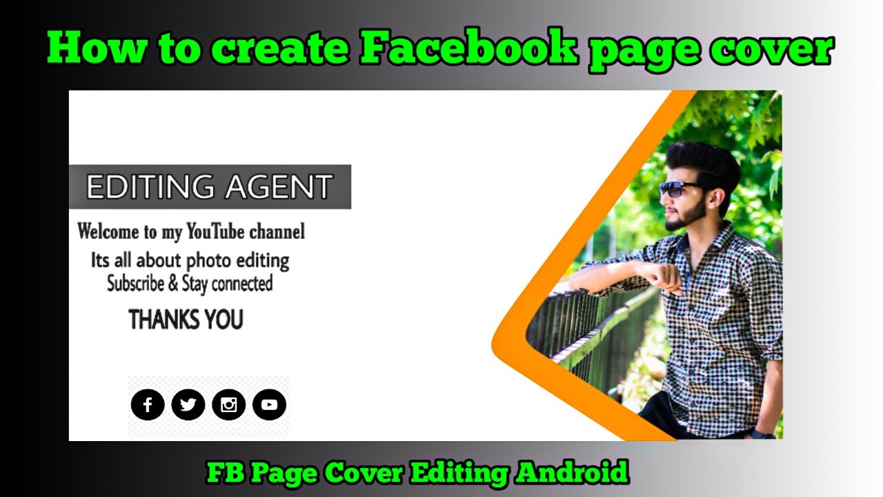 How To Make Professional Facebook Page Cover|create FB Page Cover in ...