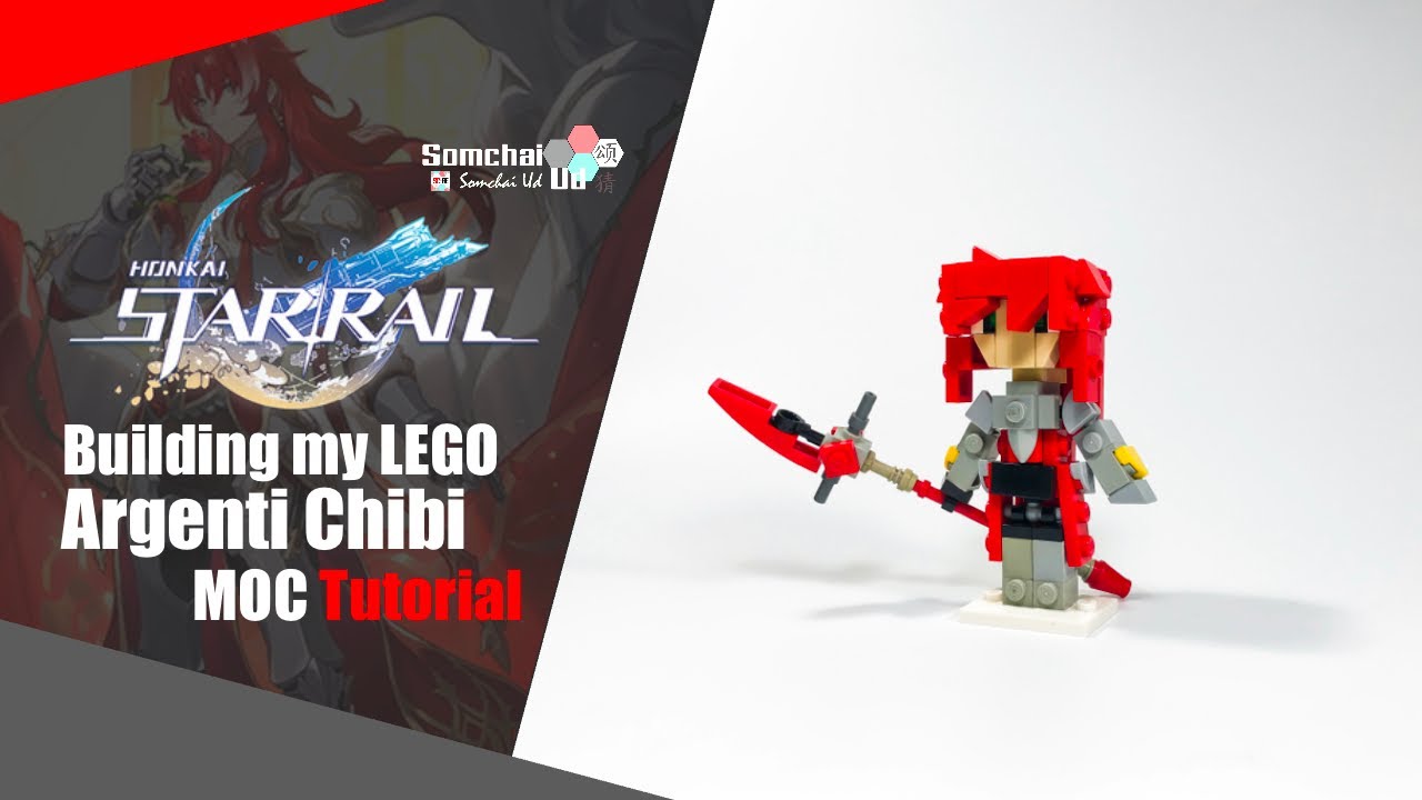LEGO Honkai: Star Rail Argenti Chibi MOC Tutorial | Somchai Ud - YouTube