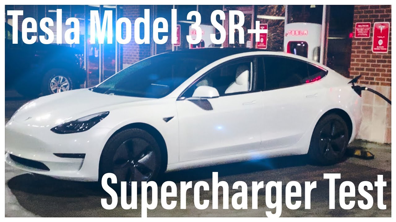 Tesla Supercharger Test | Model 3 Standard Range Plus Charging Speed ...