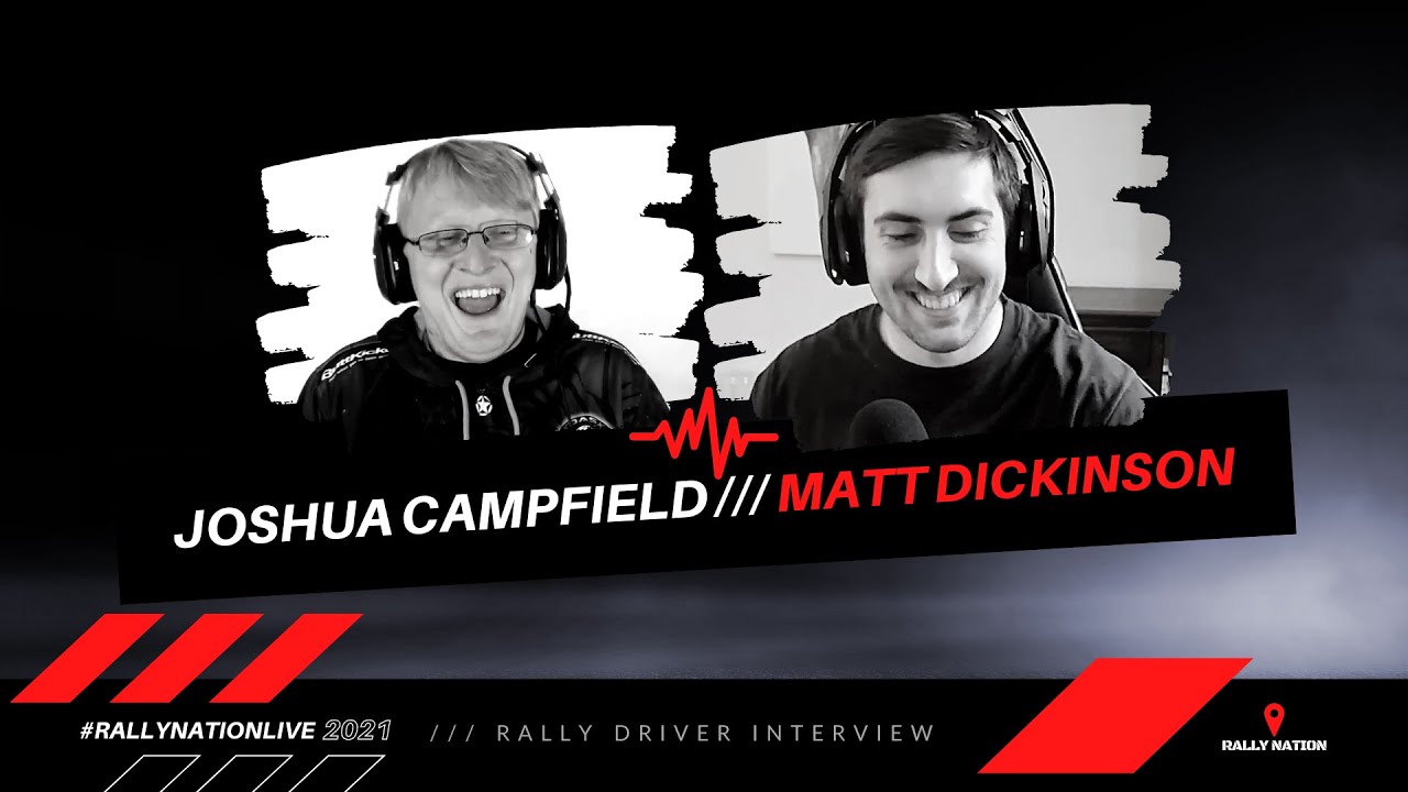 RNL LIVE Rally Car Driver Interview w/ Joshua Campfield & Matt ...