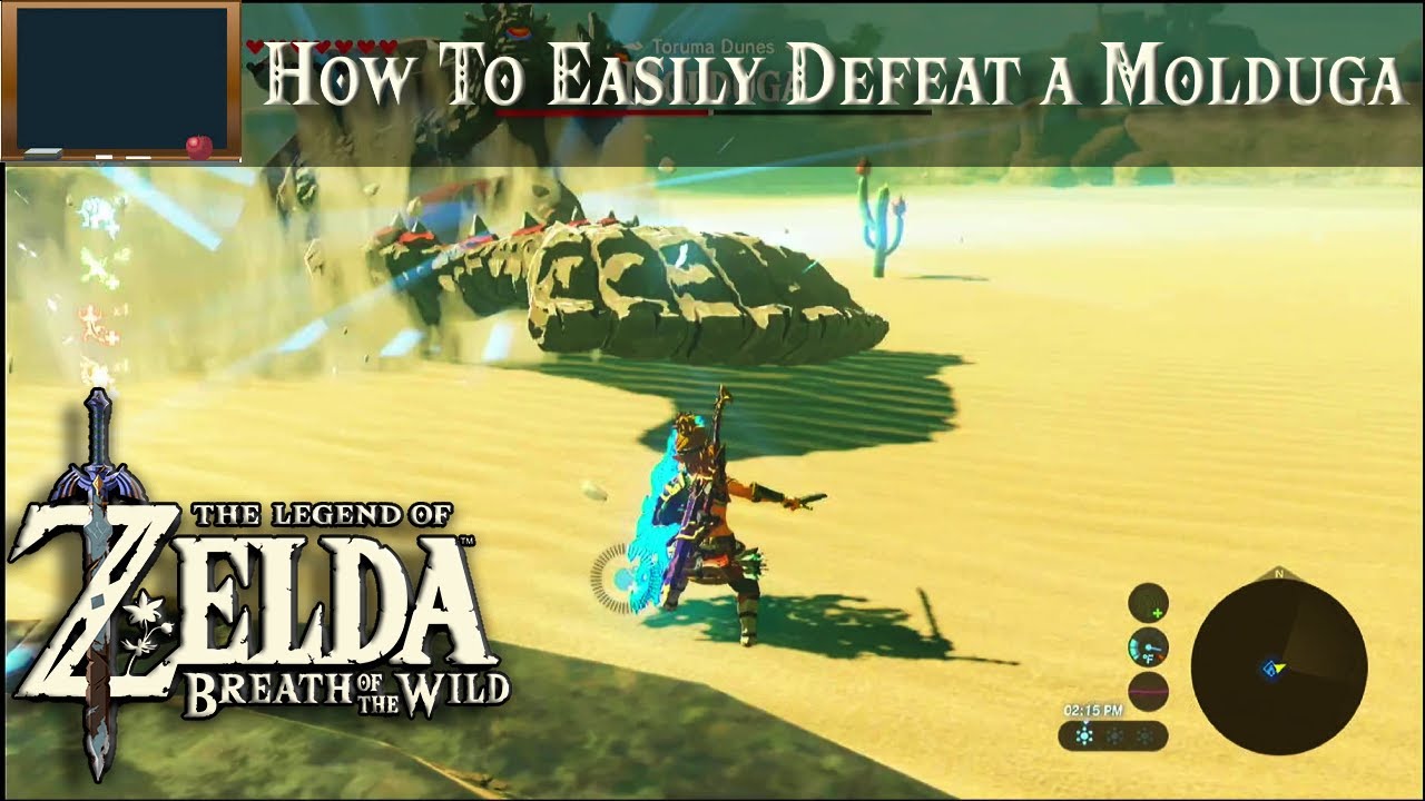 How To Easily Defeat a Molduga | The Legend of Zelda, BOTW Tutorial ...