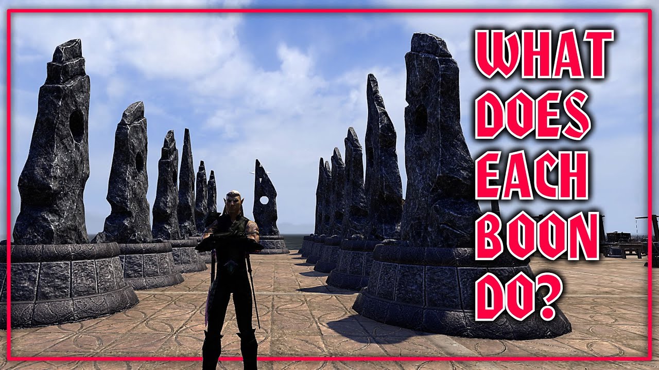 ESO - What Does Each Boon Do? - Let's Take A Look At Each One! - The ...