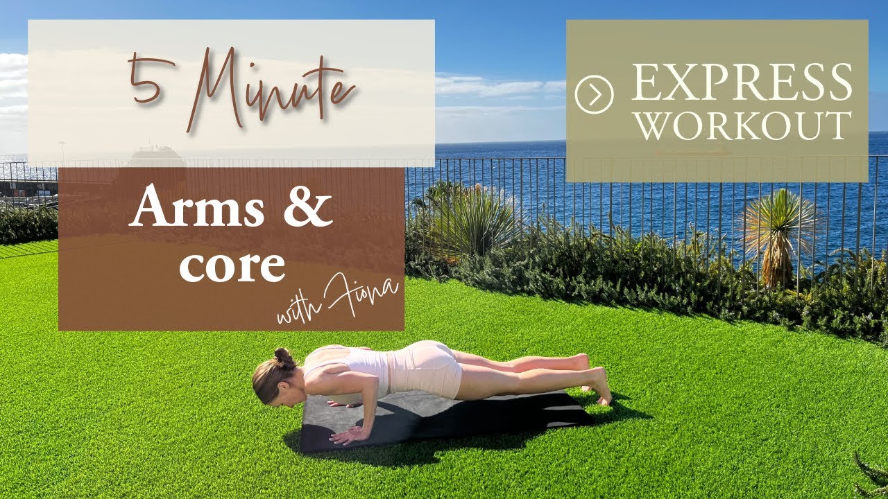 5 MINUTE EXPRESS ARMS & CORE | No repeat | Low impact | Bodyweight workout | Workout for busy ...