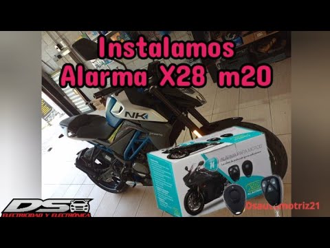 Instalación de alarma X28 M20 a NK300 - YouTube