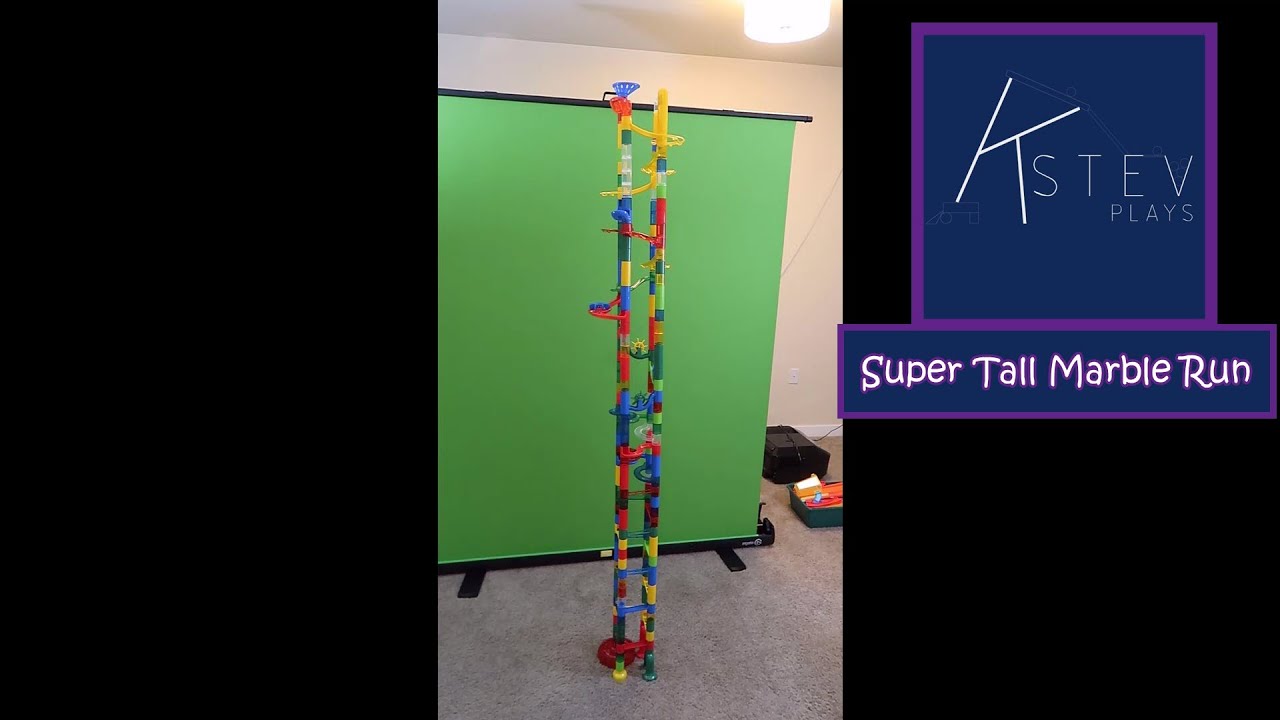 KStevPlays - Super Tall Marble Run! - YouTube