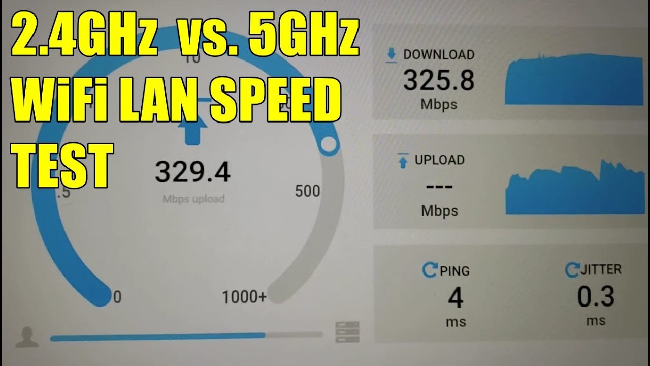 WiFi 2 4G Vs 5G LAN Speed Test YouTube