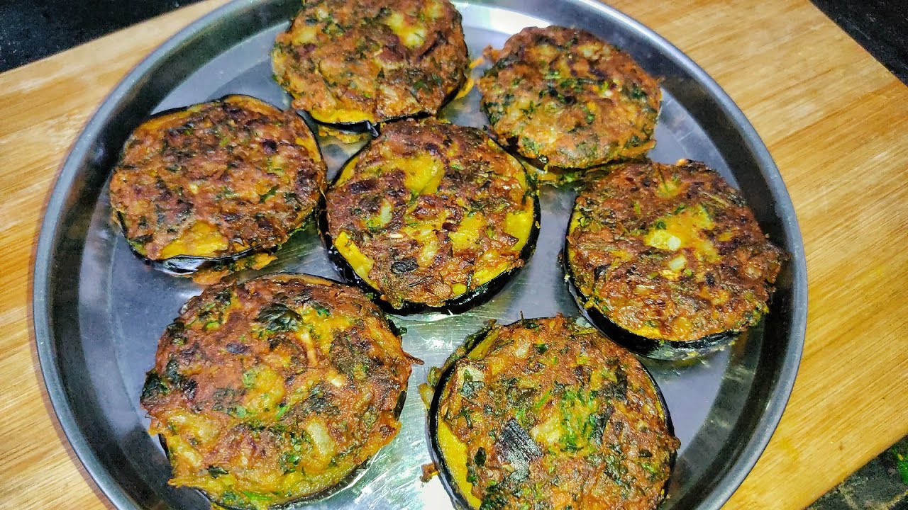 Besan Baingan Recipe | Baingan Besan Fry Recipe | Brinjal Fry Recipe ...