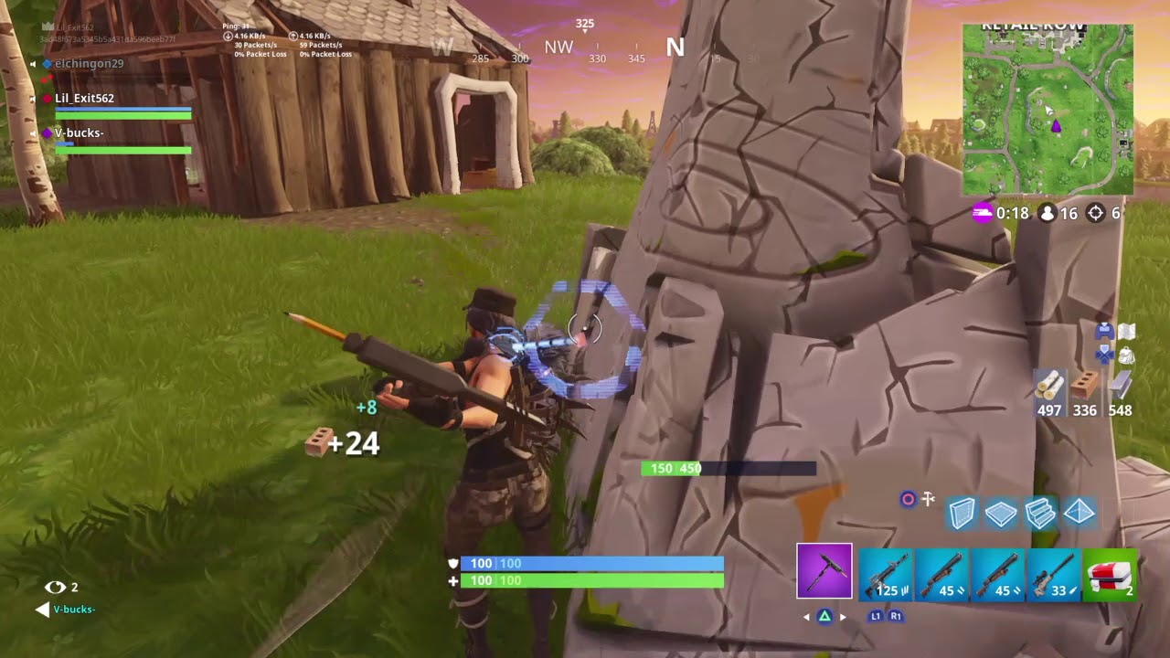 Fortnite INTENSE BUILDING DUB - YouTube