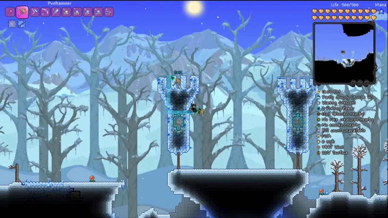 Terraria Jorney’s End: Snow pylon - YouTube