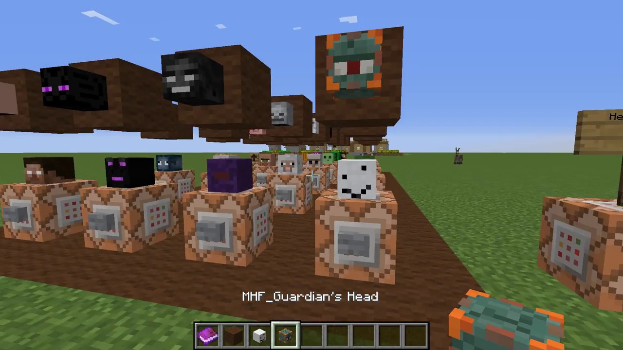 Minecraft: Tutorial - Jak získat hlavy mobů, hráčů a Let'sPlayerů (bez ...