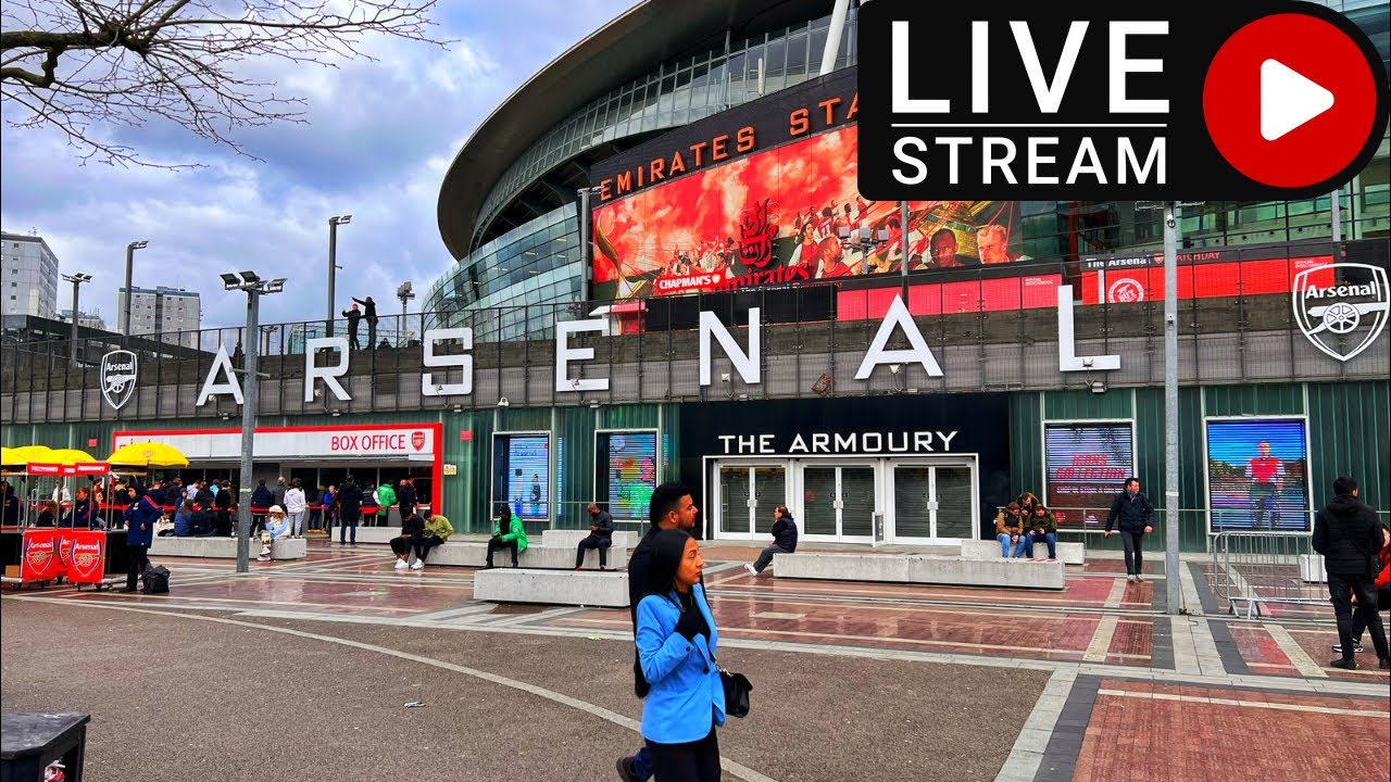 🛑Live Walking around Arsenal stadium - YouTube
