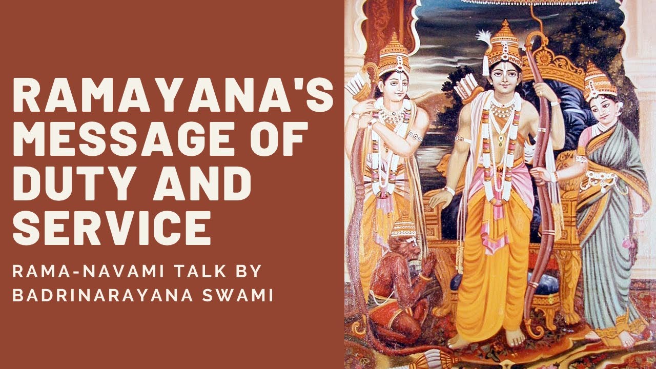 Ramayana's Message of Duty & Service - YouTube