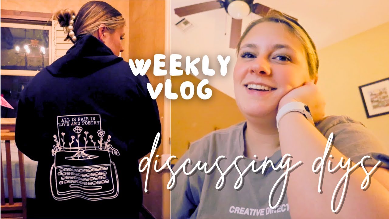 weekly vlog - DIY TTPD sweatshirt, costco haul, crafting plans - YouTube