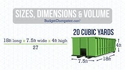 Understanding Dumpster Dimensions And Cubic Yards