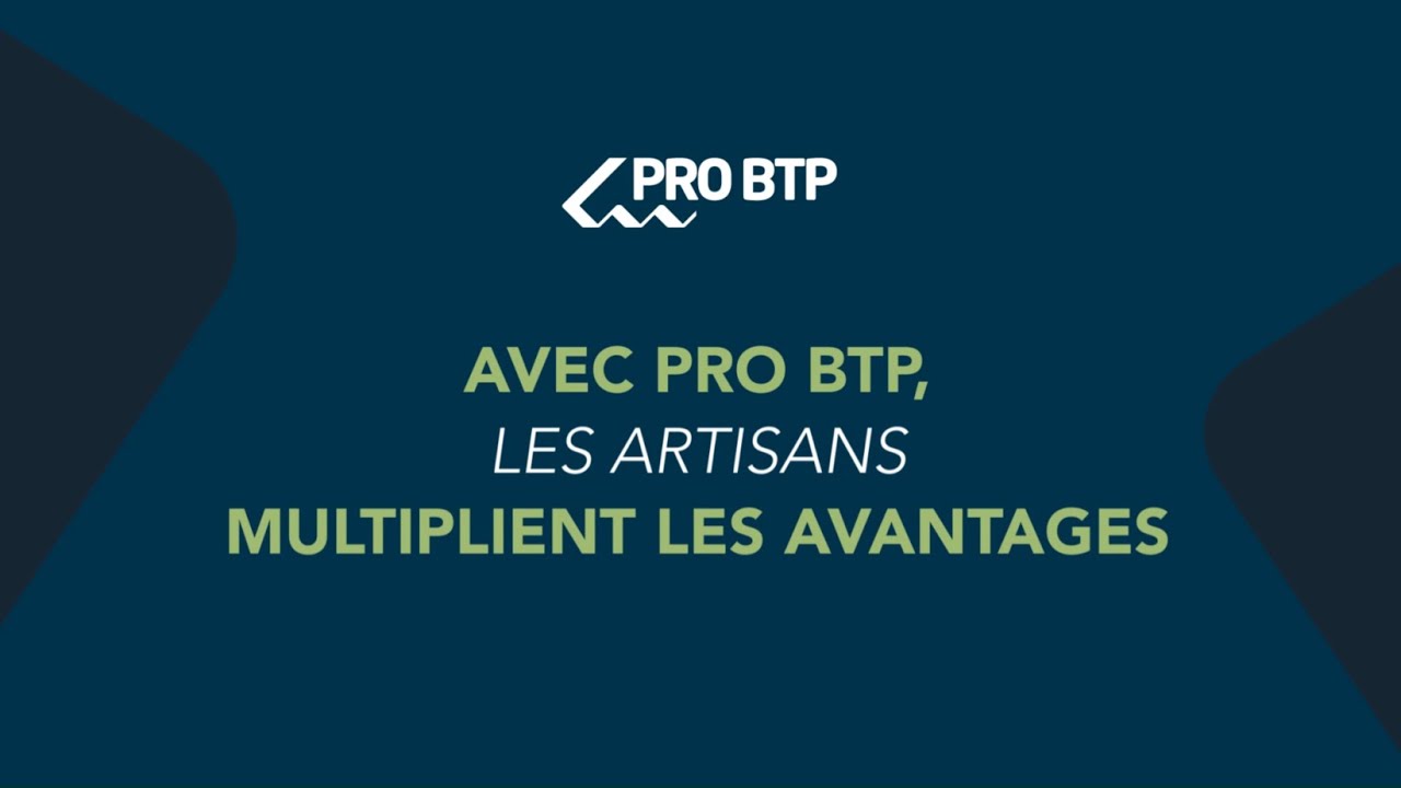 Avec PRO BTP, les artisans multiplient les avantages - YouTube