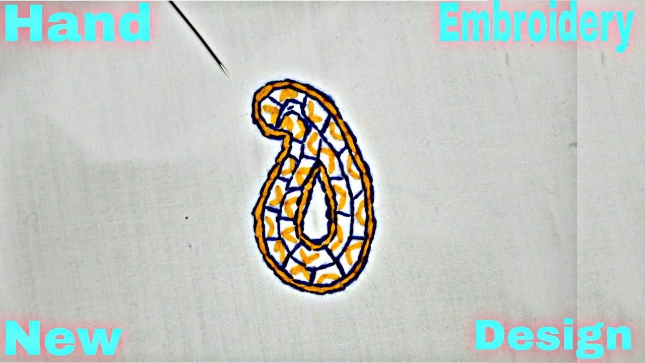 Kashmiri Patta Design | Hand Embroidery For Beginners - YouTube