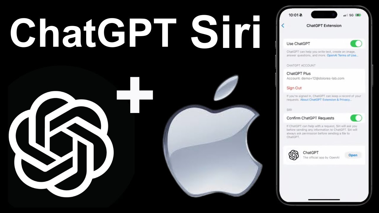 New ChatGPT Siri Extension in iPhone and Mac | Openai Apple ...