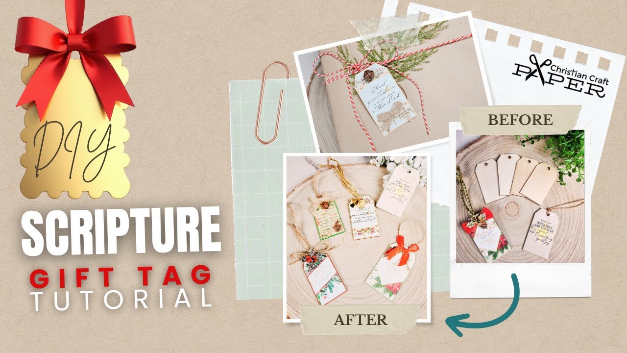 How to Make Gift Tags for Christmas with Printables | Make DIY ...