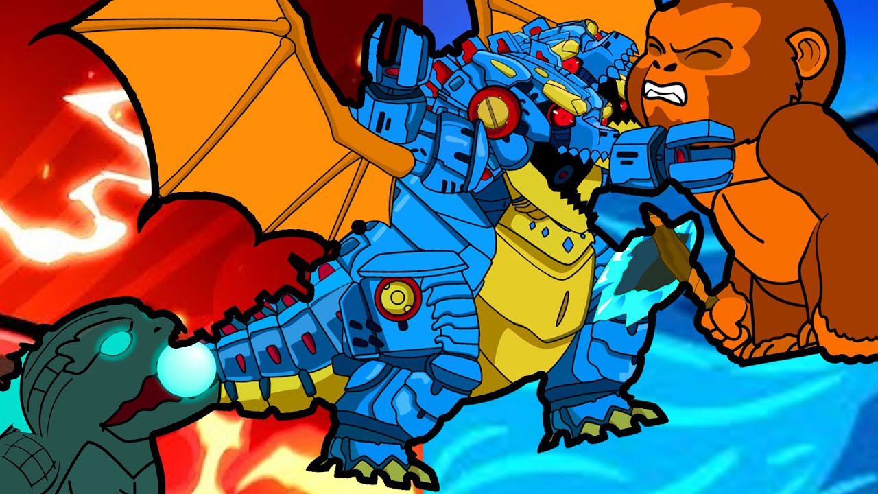 Baby Godzilla, Kong vs. Mecha Godzilla x King of Monsters – Animation 3 ...