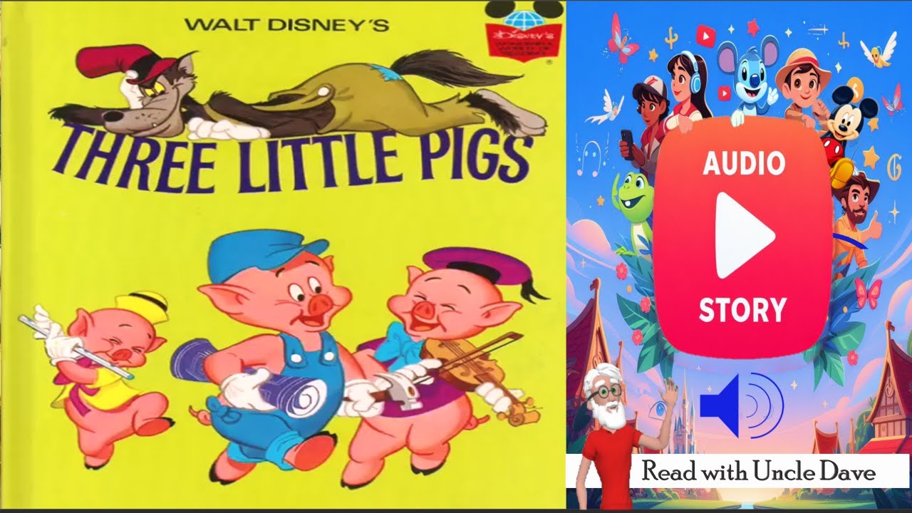 Three little pigs Walt Disney read-along - YouTube