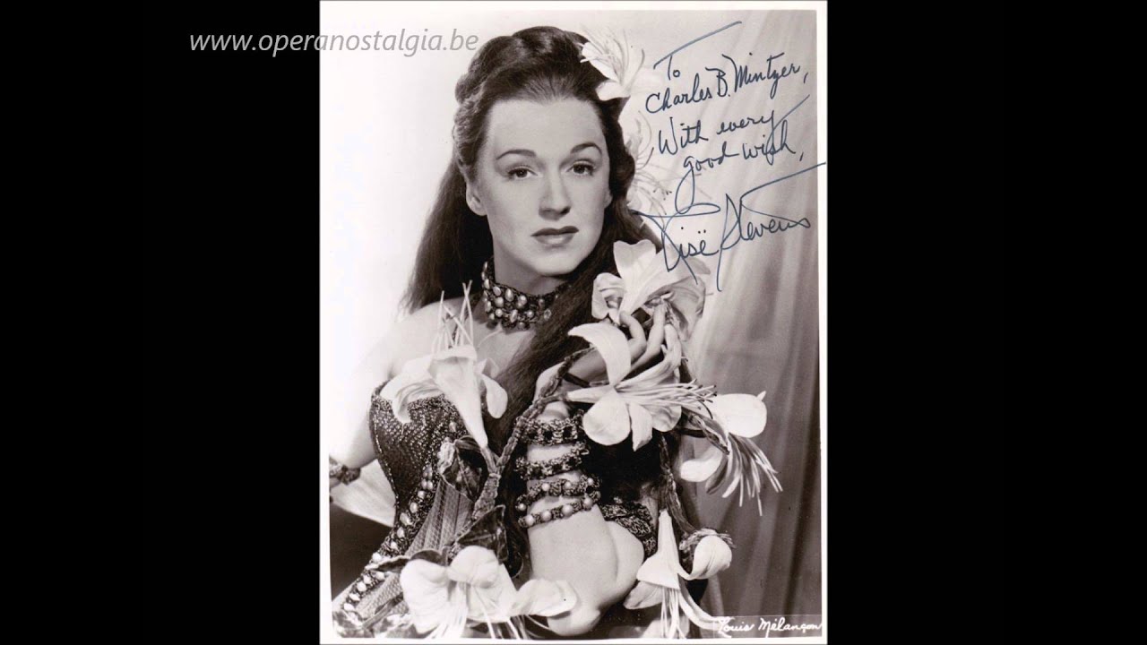 RISE STEVENS : IN MEMORIAM (1913-2013) - YouTube