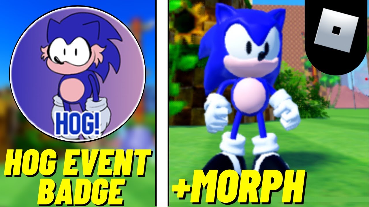 How to get HOG EVENT BADGE + HOG MORPH in SONIC RP+ (ROBLOX) - YouTube
