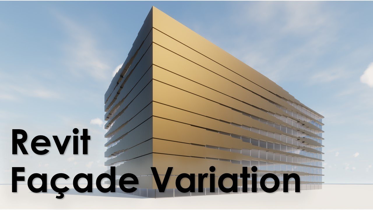 Revit Facade Panels Varation - YouTube