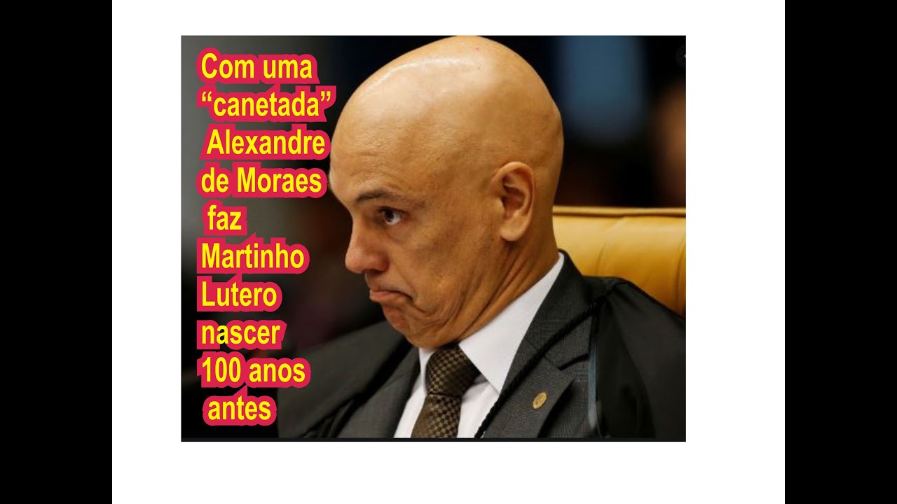 Alexandre de Moraes faz Martinho Lutero nascer 100 anos antes - YouTube