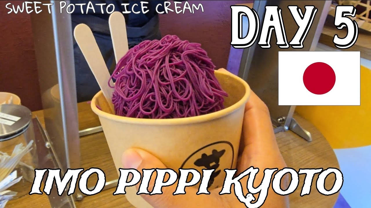 FAMOUS PURPLE SWEET POTATO ICE CREAM - IMO PIPPI KYOTO | SWEET POTATO ...