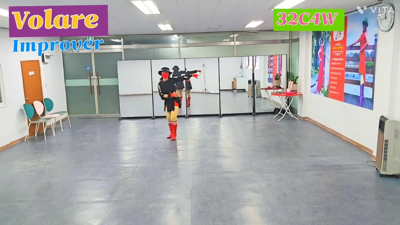 Volare Linedance/Improver/볼라레 라인댄스/32C4W/Choreo:Mark Furnell & Chris Godden/최금희라인댄스 - YouTube