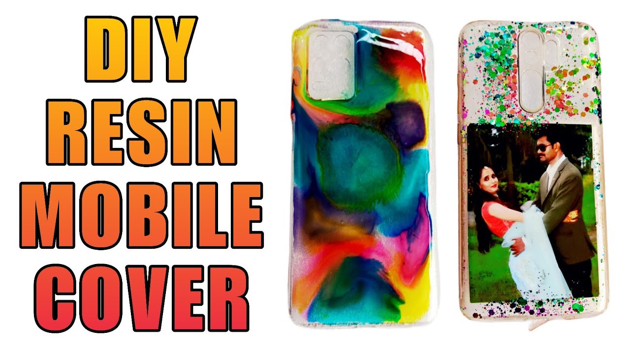 😱Shocking Truth!Resin mobile Cover|Resin art For beginners|Photo mobile ...