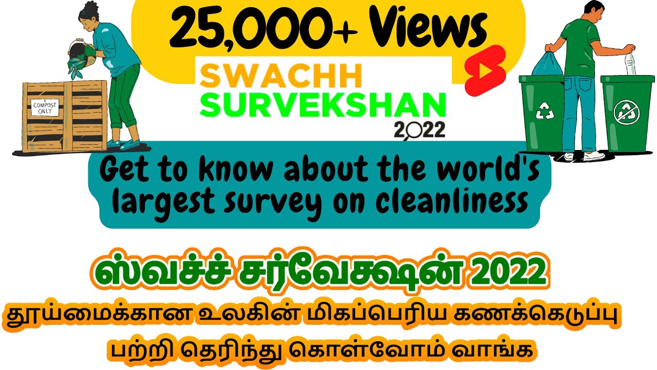 Swacch Survekshan Ranking 2022 - World's largest survey on Cleanliness ...