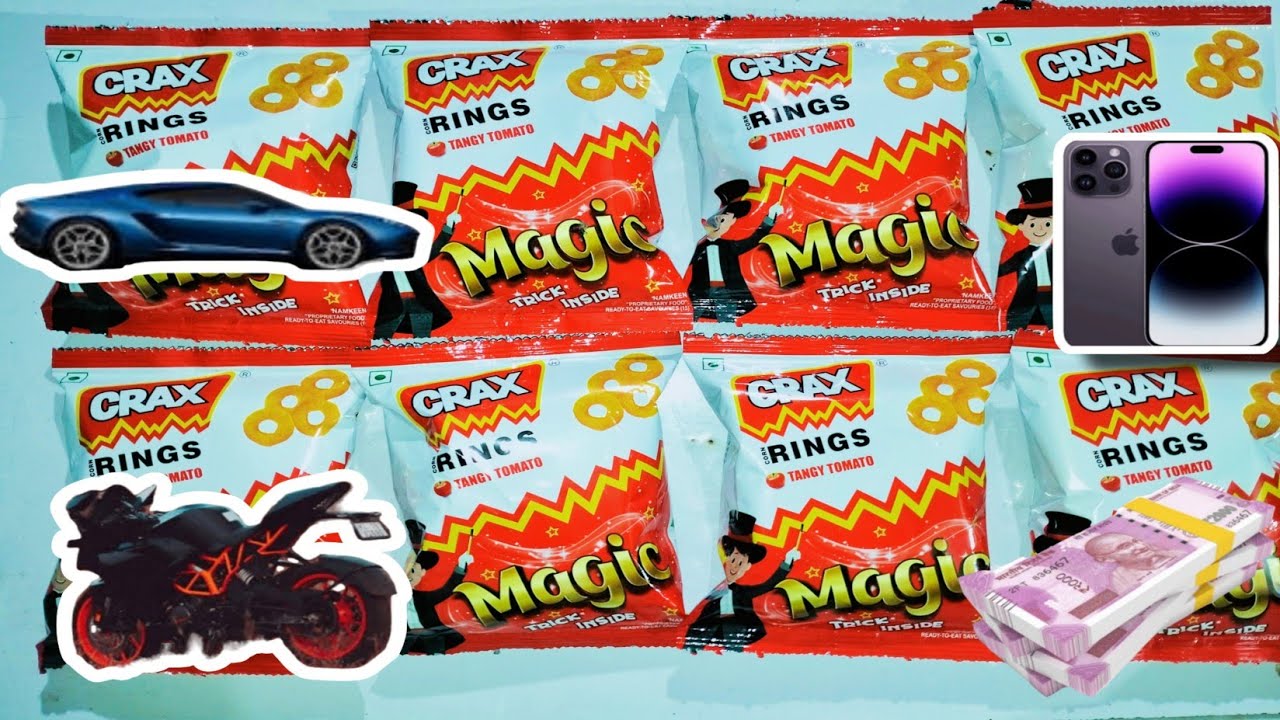 Crax rings tangy tomato 🍅,🍅 flavour with free magic tricks gifts toys ...