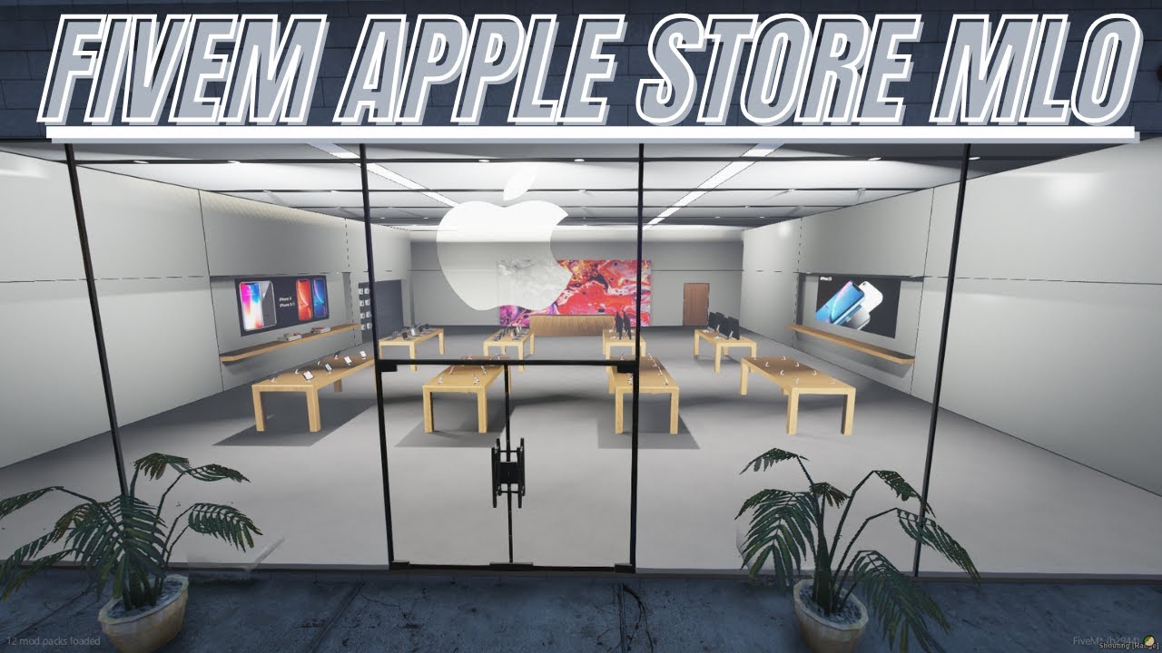 Fivem Apple Store Mlo Interior & map for FIVEM MLO | GTA V - YouTube