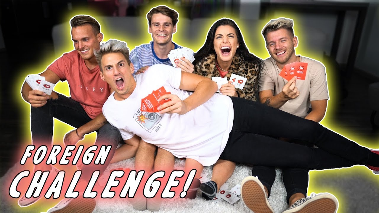 PLAYING AMERICAN GAMES w/ FOREIGNERS! (Challenge) - YouTube