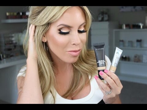 GRWM ft. Mac Pro Longwear Nourishing Foundation + It Cosmetics CC+ Eye ...