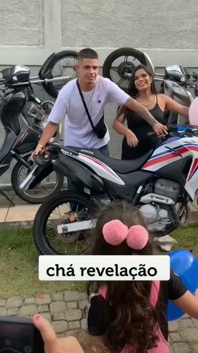 Chá Revelação Com Moto Shorts Youtube