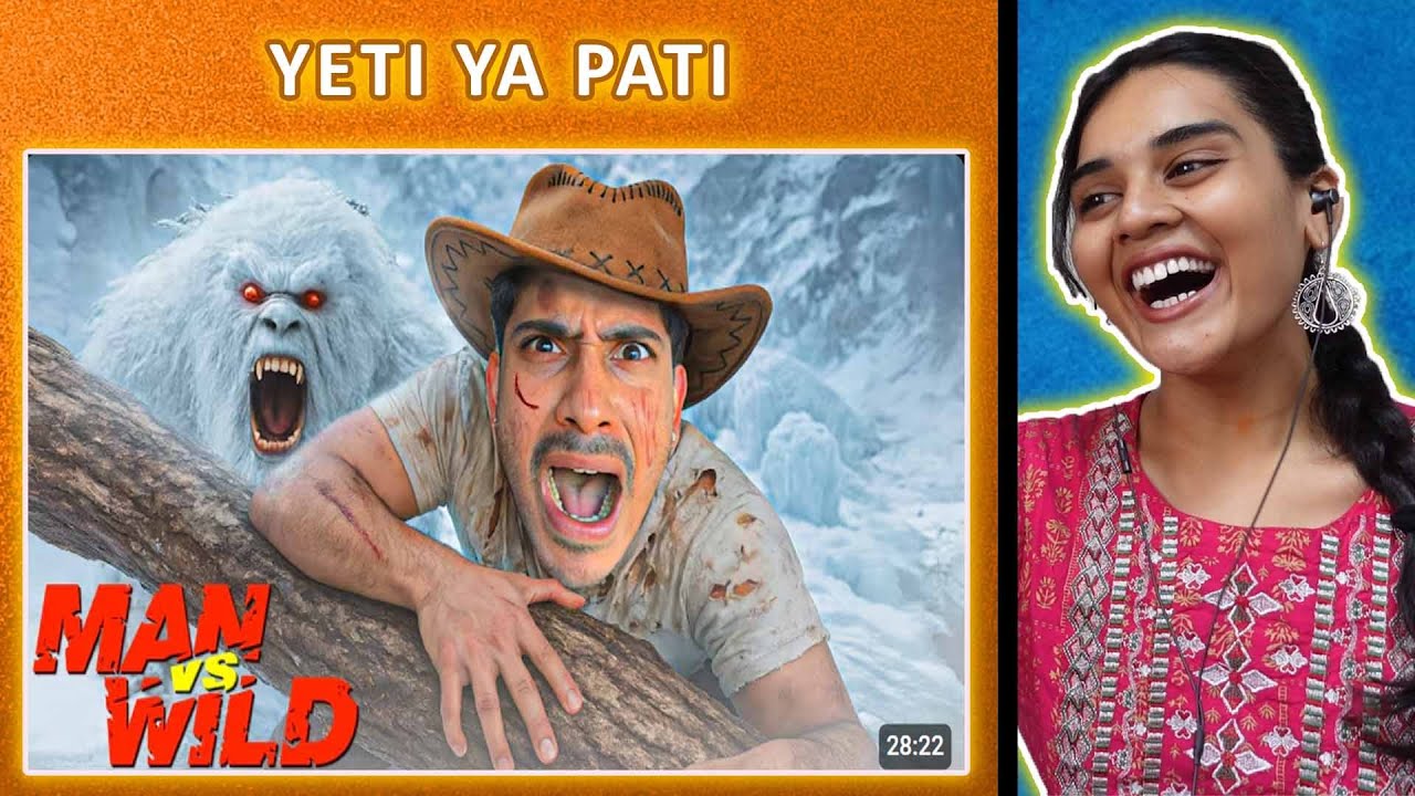 Man v/s Wild REACTION | Ep. 02 | Yeti Ka Aatank | Purav Jha | Neha M ...