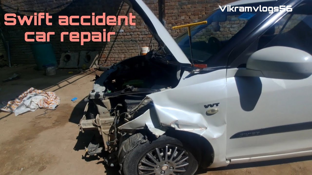 Swift accident car repair - YouTube
