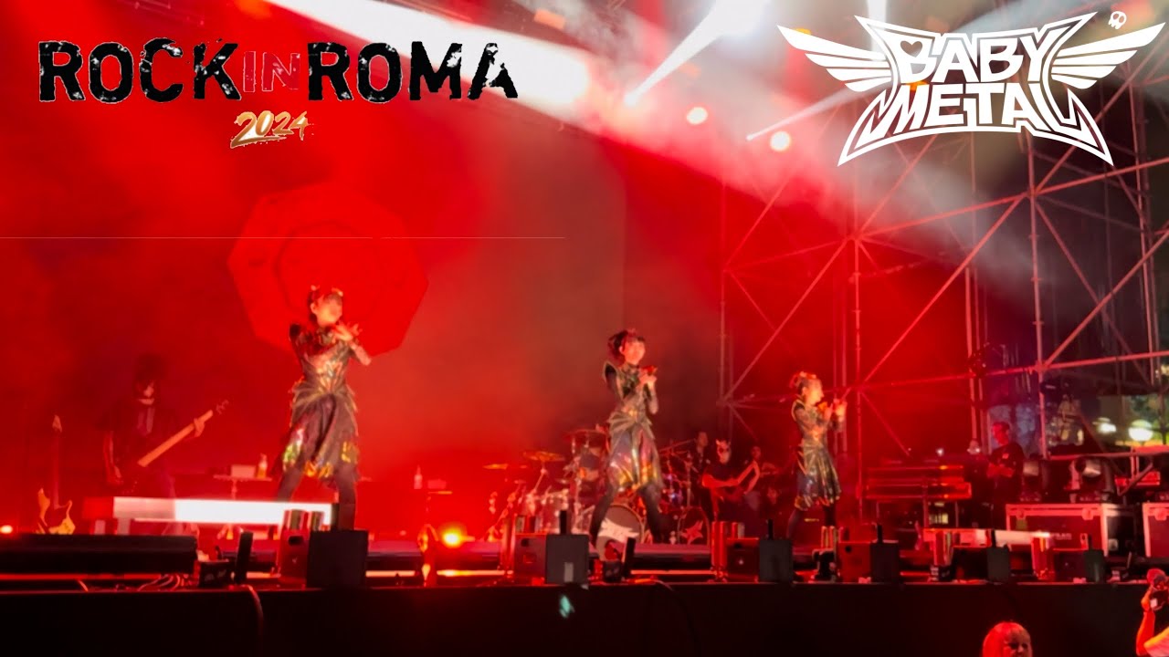Megitsune-BABYMETAL at Rock in Roma 25/06/24 - YouTube