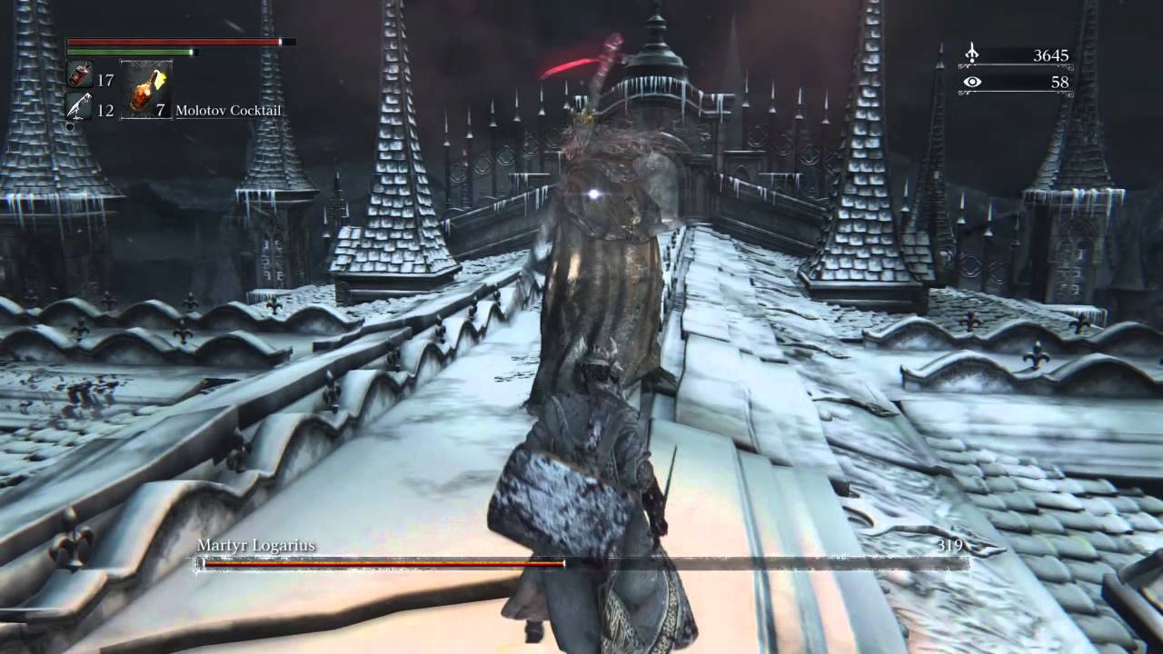 Bloodborne Boss 8. Ice King. First try. - YouTube